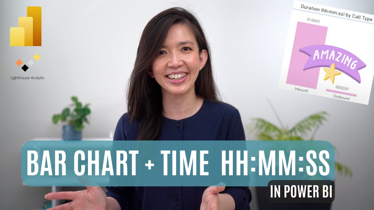 Charting TIME in Power BI Bar Chart with HH:MM:SS data label (Hours ...