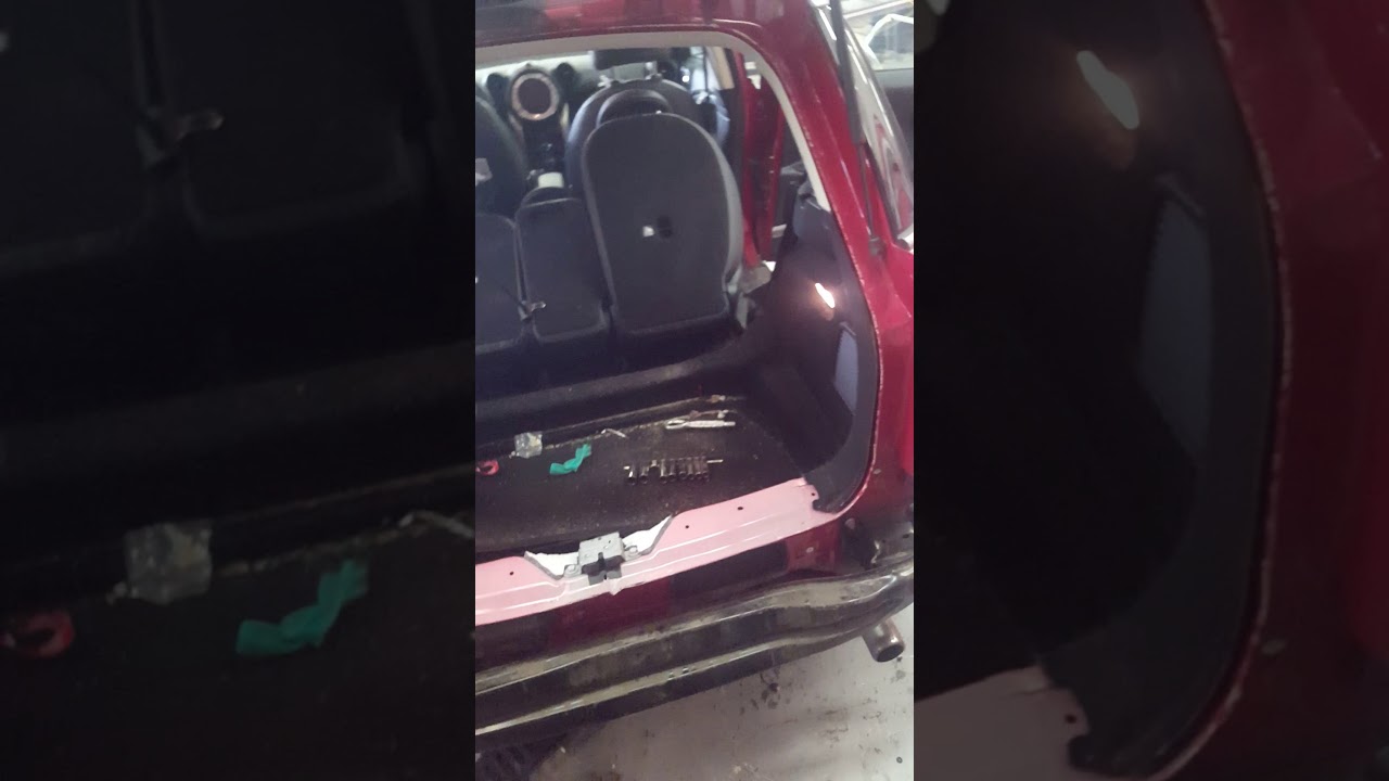2013 Mini Cooper Countryman rear seat removal - YouTube