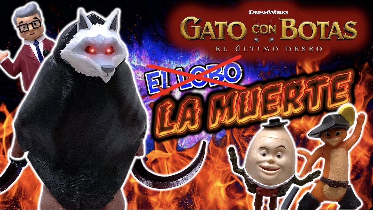 Figura de "EL LOBO" (LA MUERTE) del GATO con BOTAS 2 - El Último Deseo ...