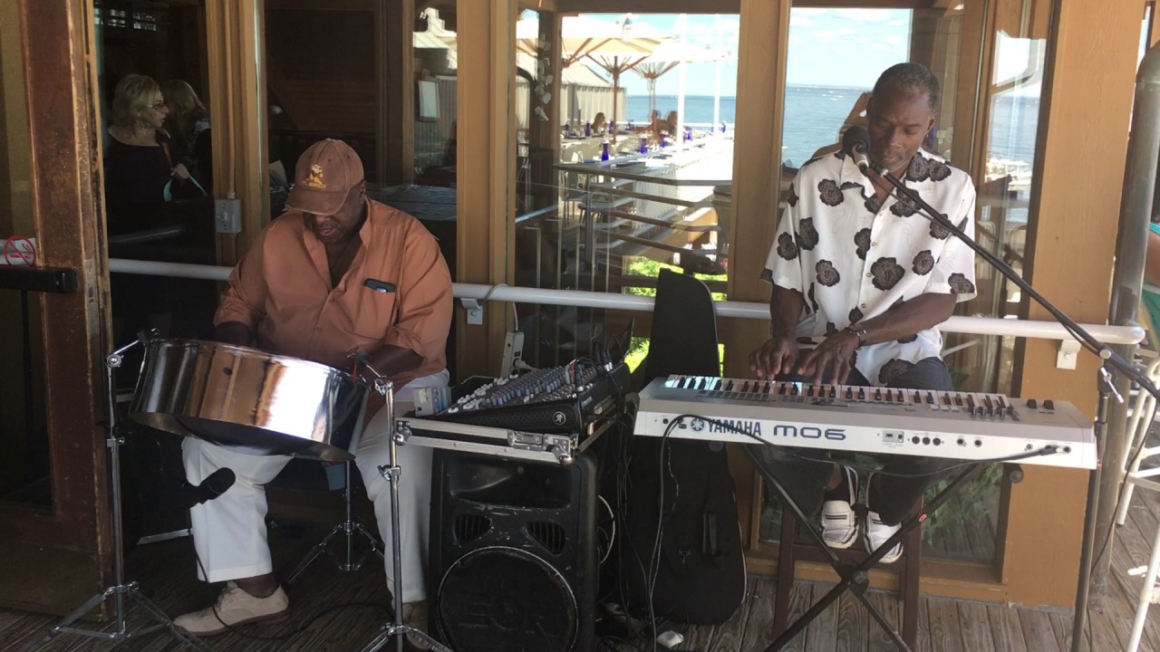 andre philips steel drum band performing on our sunset lounge. - YouTube