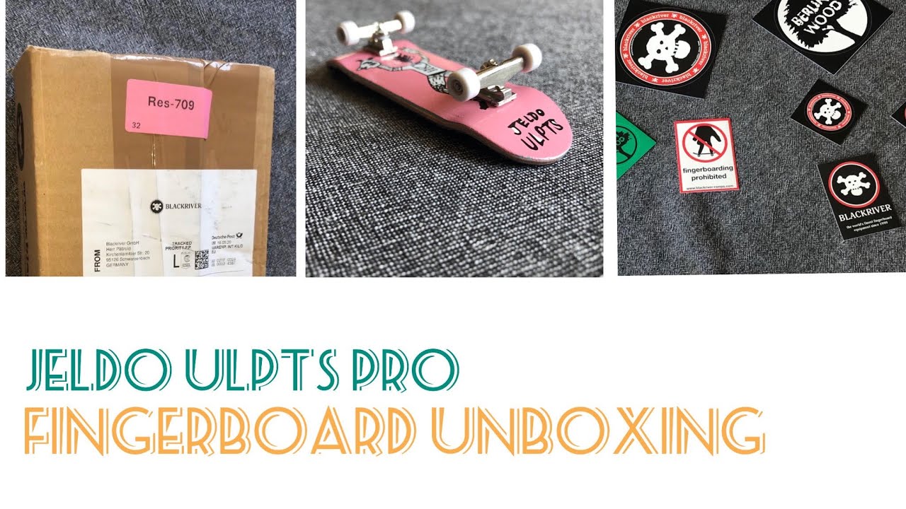 FINGERBOARD UNBOXING JELDO ULPTS PRO - YouTube