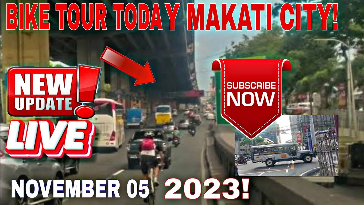 TARA SAMAHAN U AKO SA BIKE 🚲 TOUR TODAY MAKATI TO PACO MAYNILA OSMENA ...