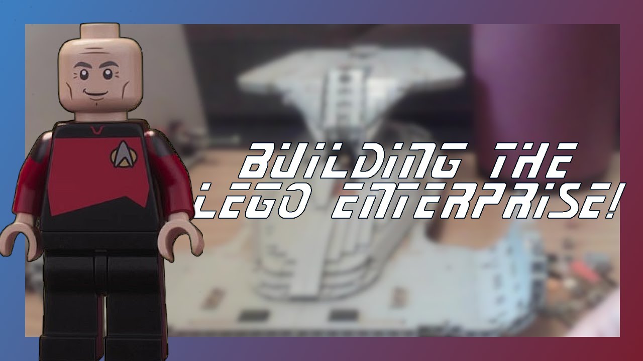 Lego Icons Star Trek Enterprise NCC-1701-D Time Lapse Build (Commentary ...