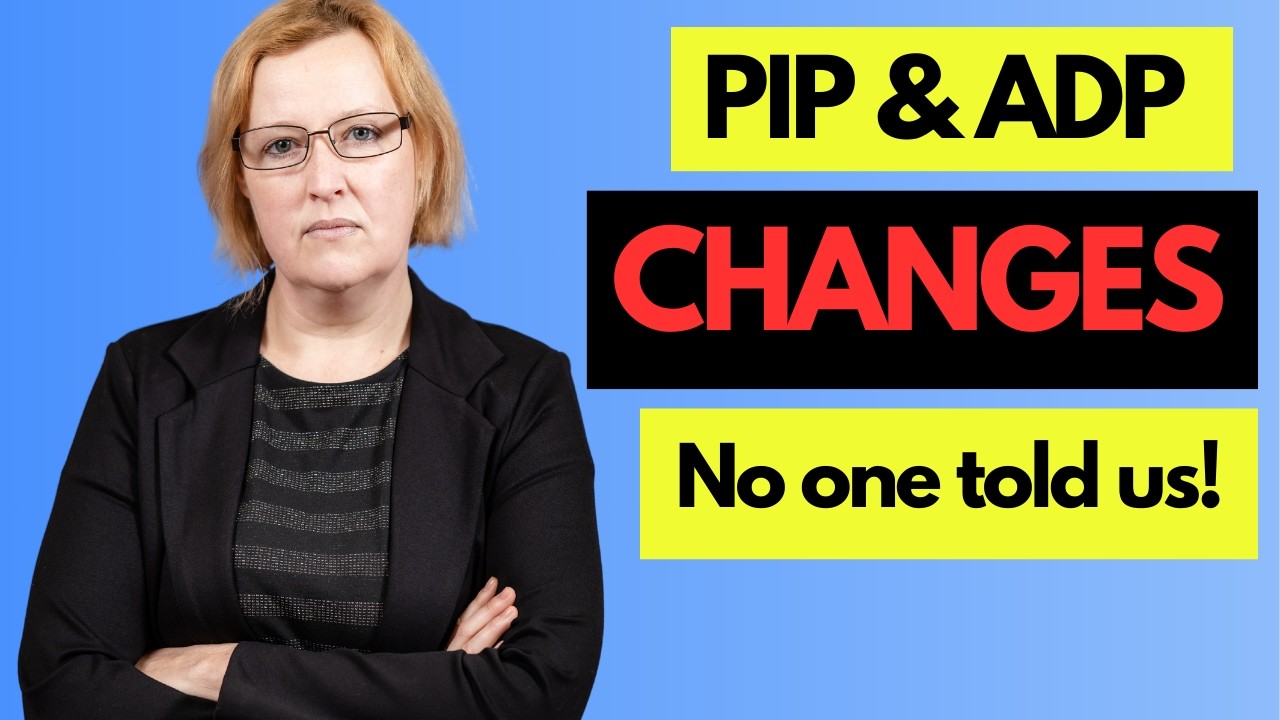Changes to PIP & ADP January 2025 - The Facts - YouTube