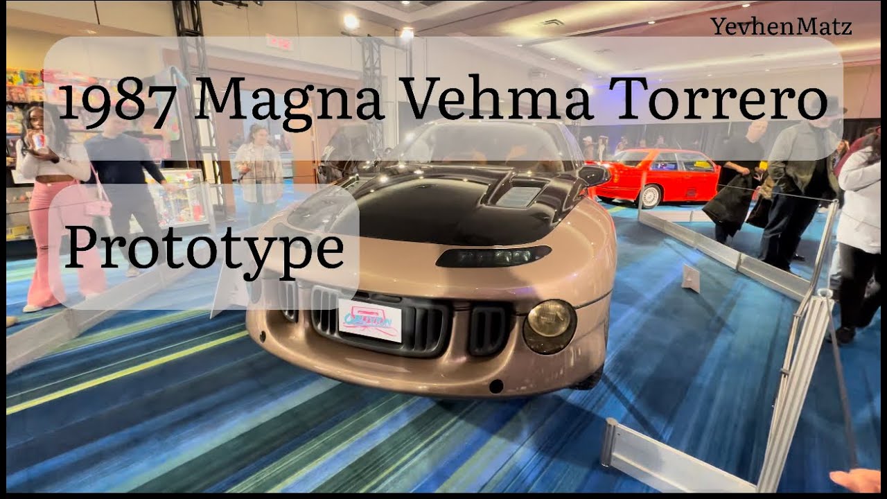1987 Magna Vehma Torrero Prototype. Toronto auto show 2023 - YouTube