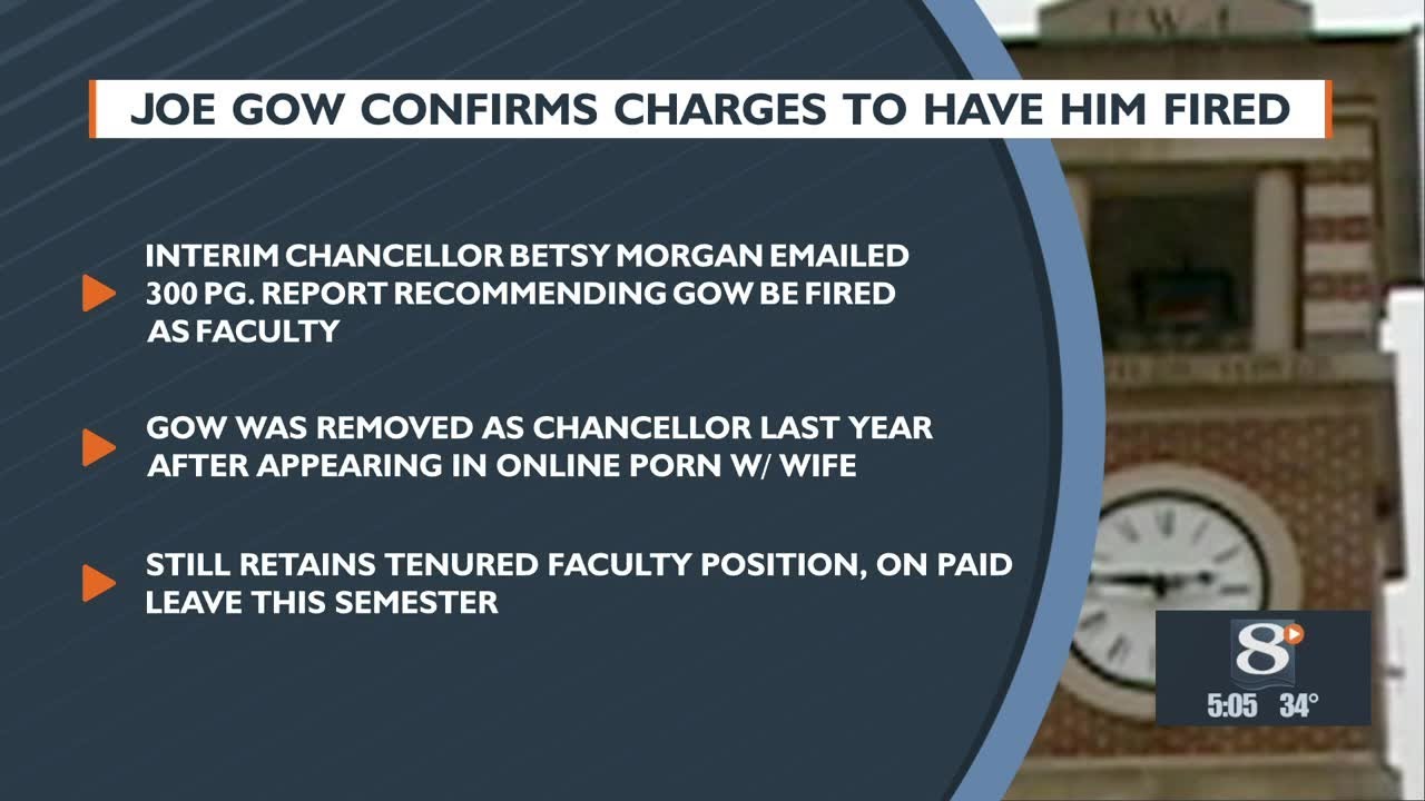 Joe Gow confirms interim chancellor has filed charges remove him as ...