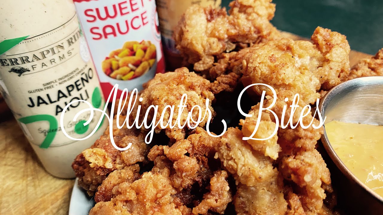 SOUTHERN FRIED CAJUN ALLIGATOR BITES COOKING WITH JUDY CALDWELL - YouTube