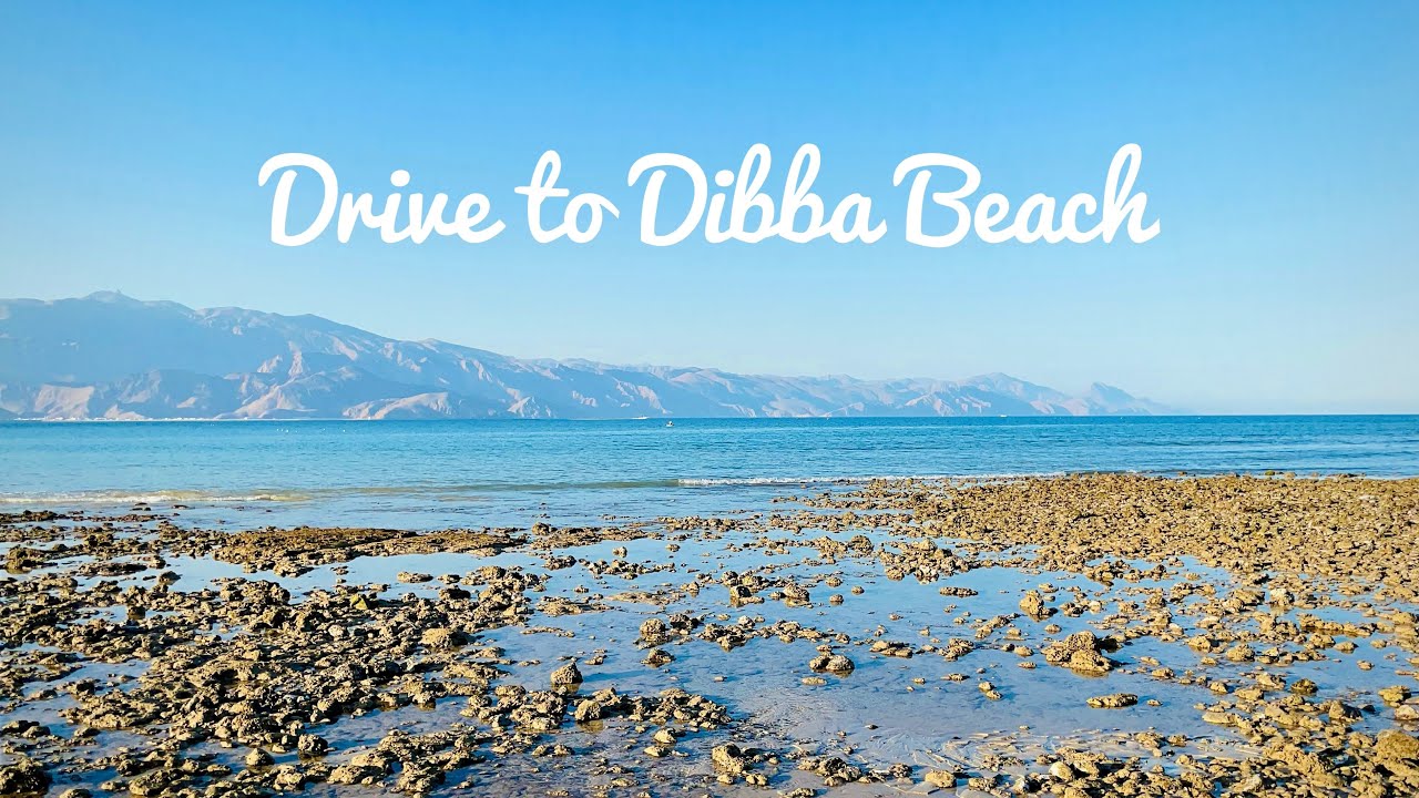 Drive to Dibba Beach with Beautiful scenery - YouTube