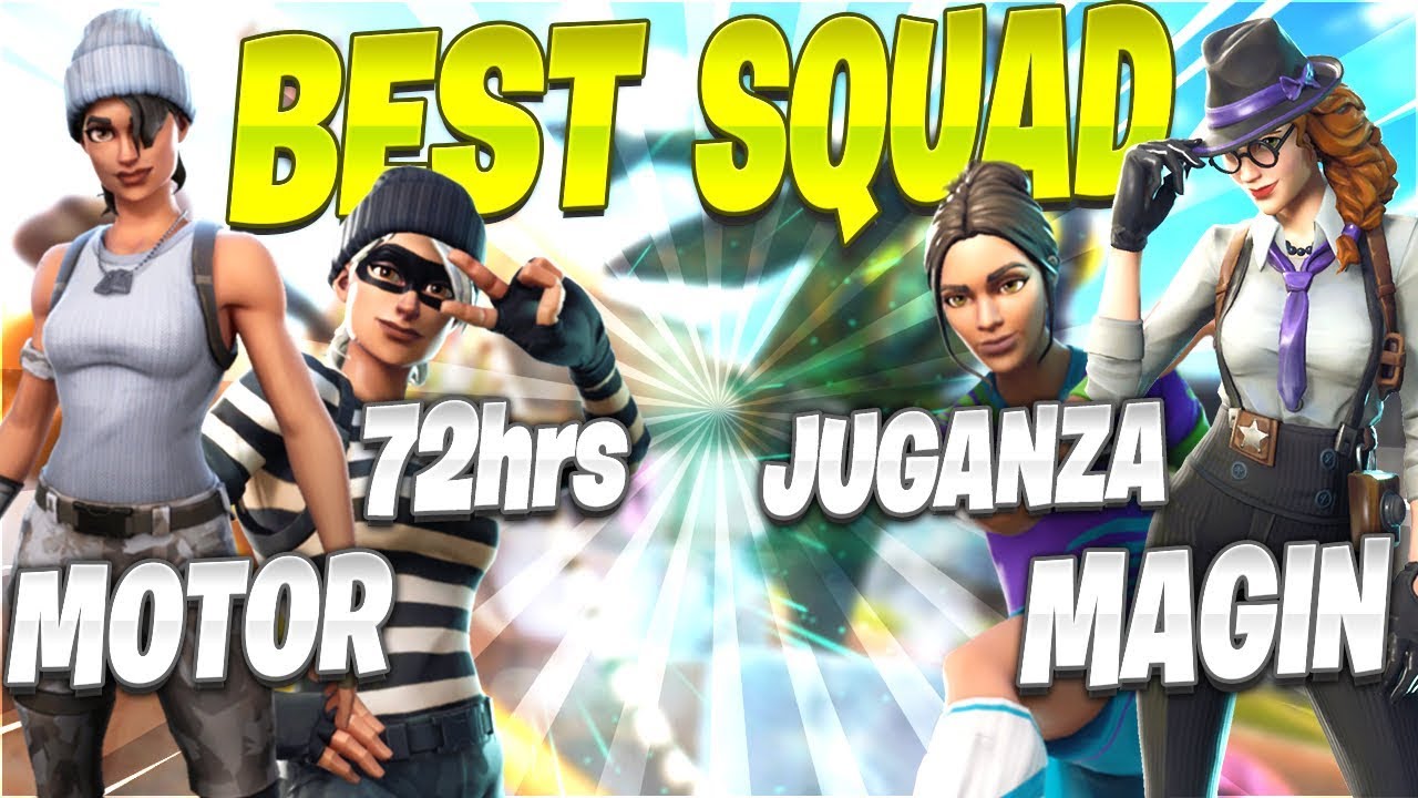 Fnatic Motor Best SQUAD In Fortnite Battle Royale w/ Atlantis Magin ...