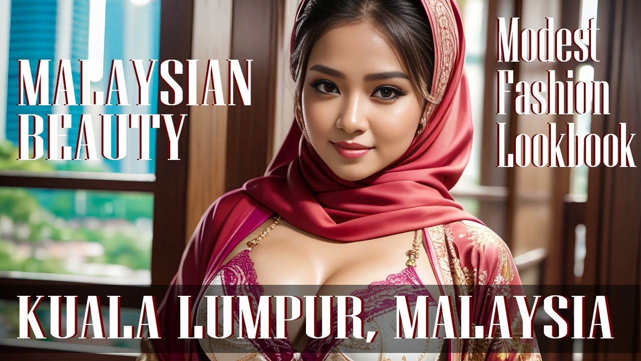 [4K] AI ART Middle East Lookbook Model Video💎Malaysia Lookbook💖Kuala Lumpur, Malaysia💖 - YouTube