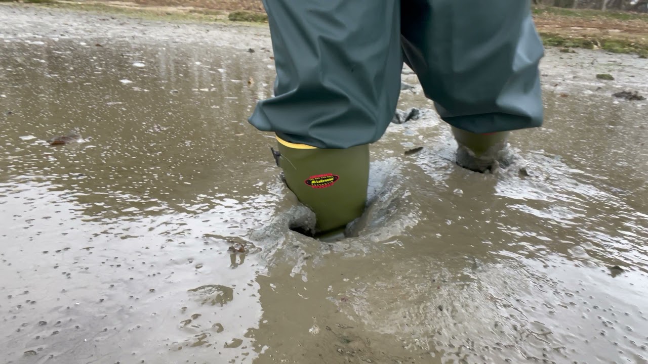 New Wellies, New Waterproofs, First Mud - at the Estuary - YouTube
