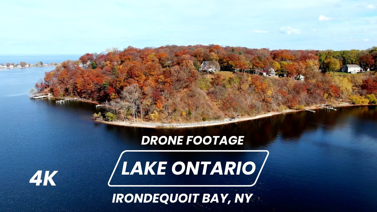 Lake Ontario in New York - Fall Foliage - 4K Drone Footage - YouTube