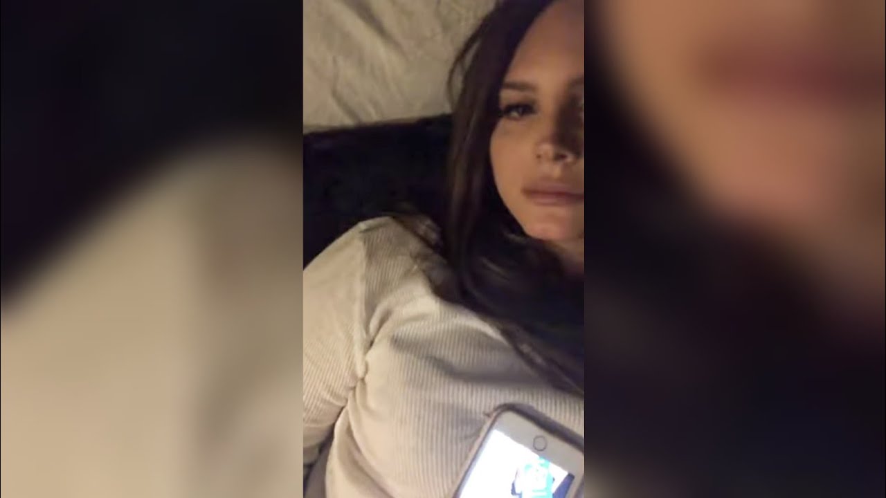 Lana Del Rey Instagram Livestream (11/5/19) - Tour Bus Life - YouTube