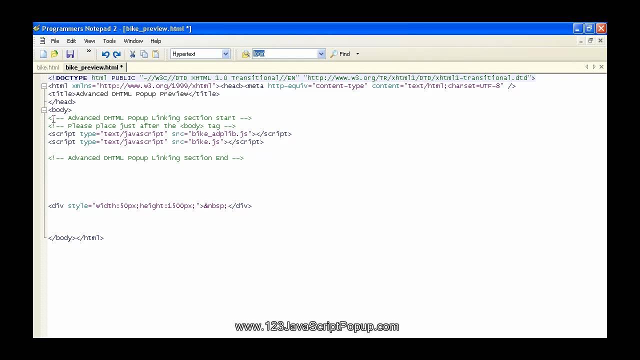 Cool looking javascript popup windows pt2 - YouTube