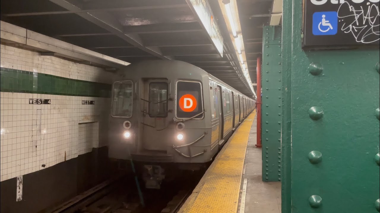 IND 6th Avenue Line: R68 D Trains End with R68/R160 Uptown D, F Local ...