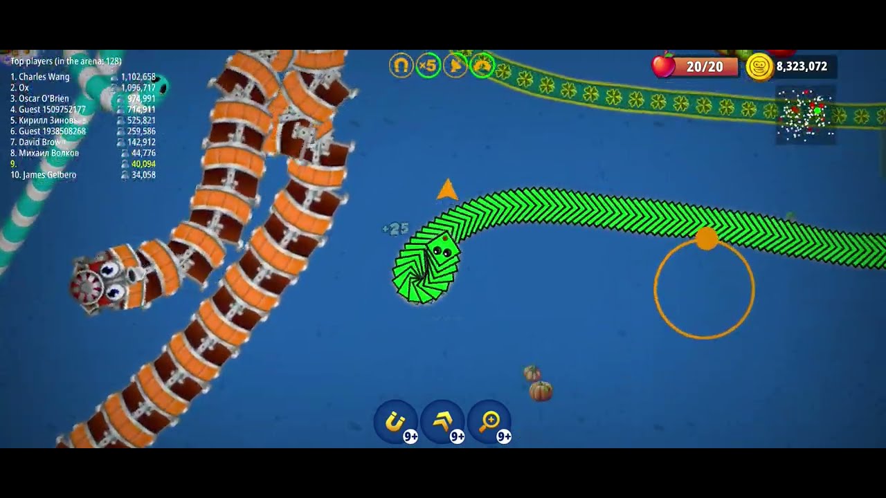 worms zone snake 98.9% without excuse #3 - YouTube