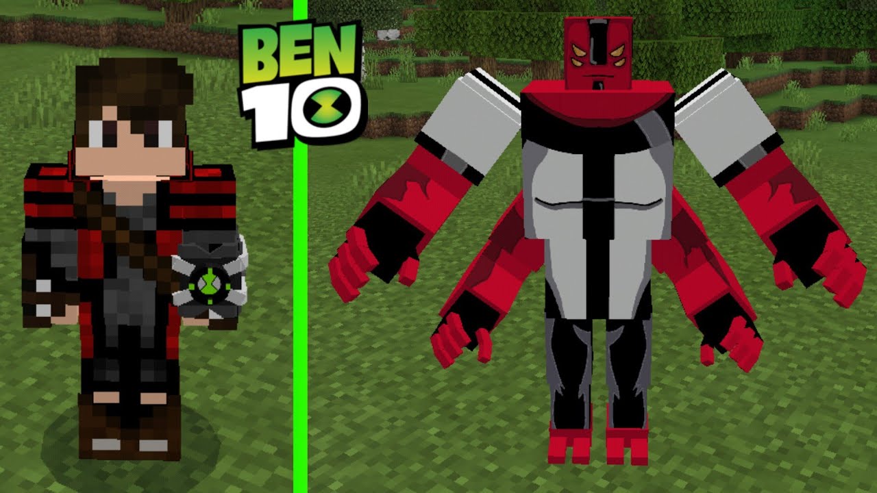 NOVO!! ADDON DE BEN 10 CLÁSSICO NO MINECRAFT PE ! - YouTube