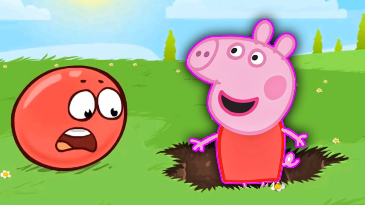 Red Ball 4 vs Peppa Pig - YouTube