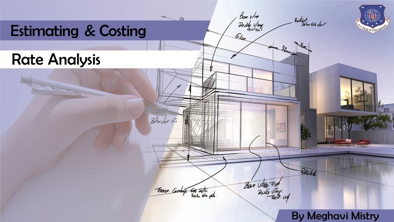 Estimating & Costing- Rate Analysis - YouTube