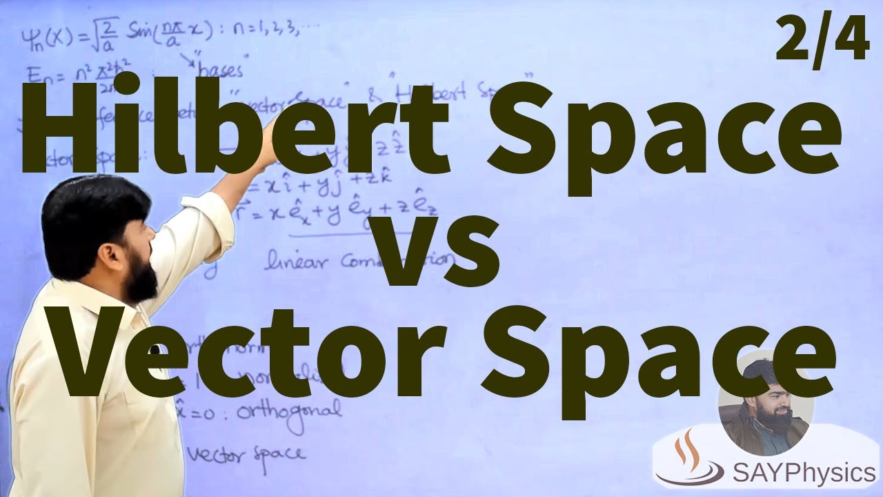 L8.2 Difference between Hilbert space and vector space - YouTube