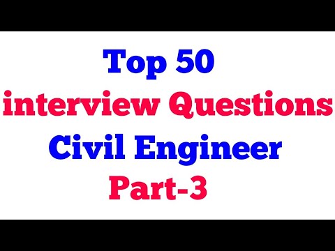 Civil Engineer Interview Question | Civil Engineering Interview ...