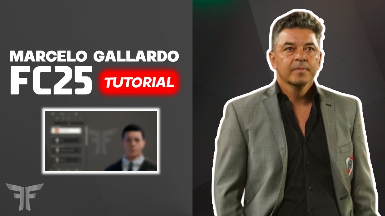 Marcelo Gallardo FC25 FACE TUTORIAL | Caras personalizadas - YouTube