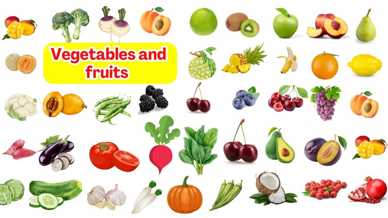 20+Vegetables and Fruits Name in English With Pictures | All Vegetables ...