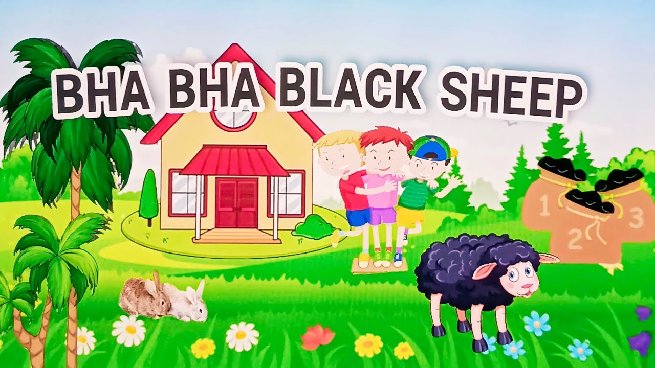 Bha Bha black sheep | বাহ বাহ ব্ল্যাকশীপ | #নার্সারি #nursaryrhymes,# ...