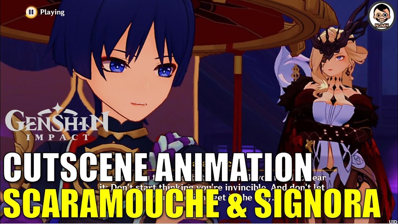 [Cutscene Animation] Scaramouche and Signora | Past Memories from The ...