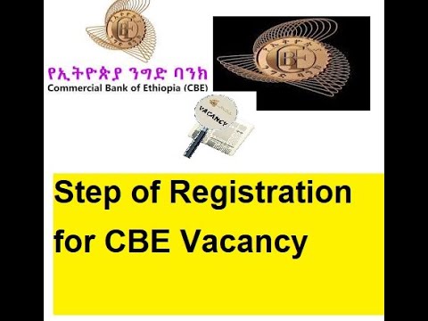 Registration for Commercial Bank of Ethiopian Step by step - YouTube