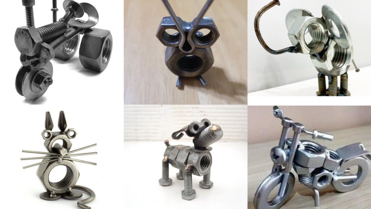metal nut & bolt crafts ideas for beginners#3 | metal nut & bolt design ...