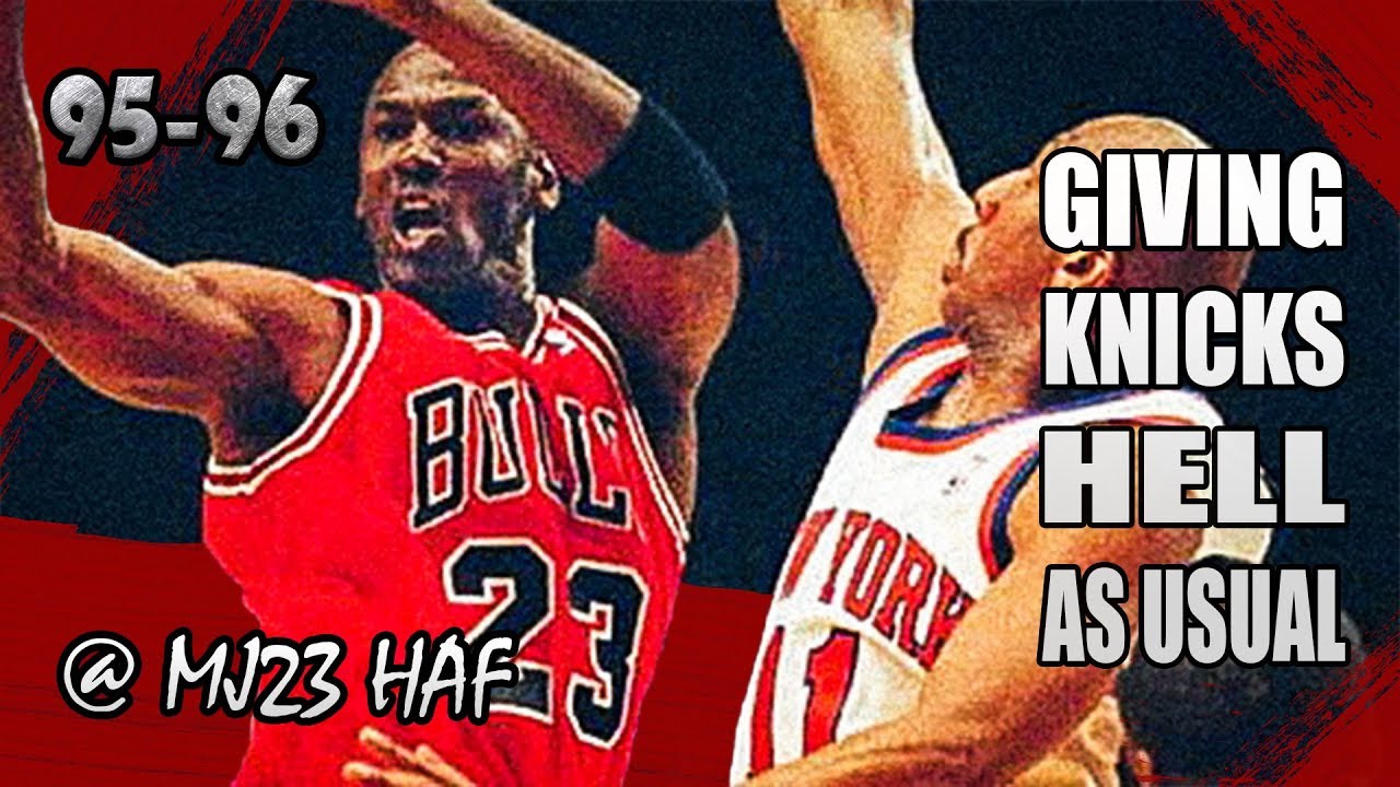 Michael Jordan Highlights vs Knicks (1996.01.23) - 33pts, Giving KNICKS ...