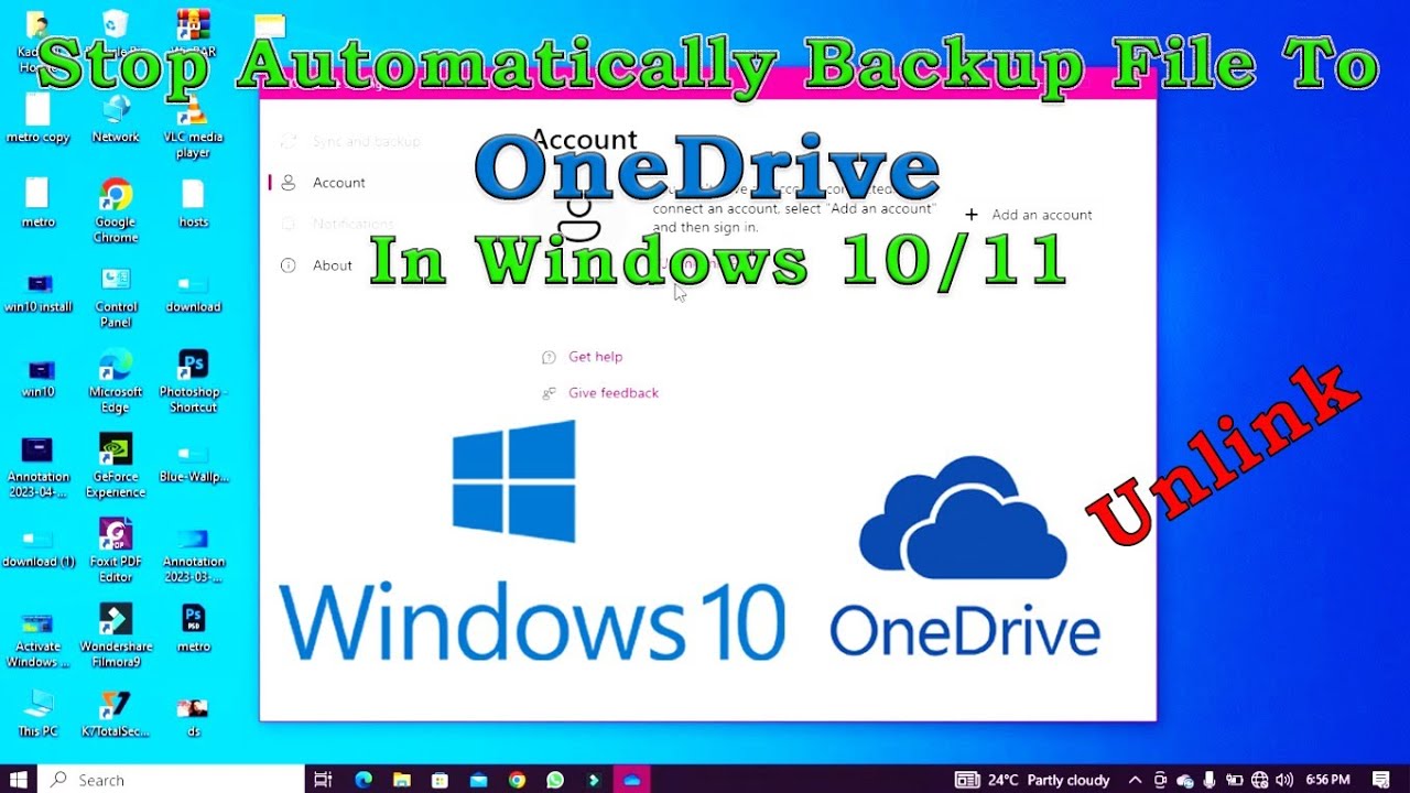 How To Remove Disable Automatic Backup To OneDrive Link Unlink how-to-remove-disable-automatic-backup-to-onedrive-link-unlink
