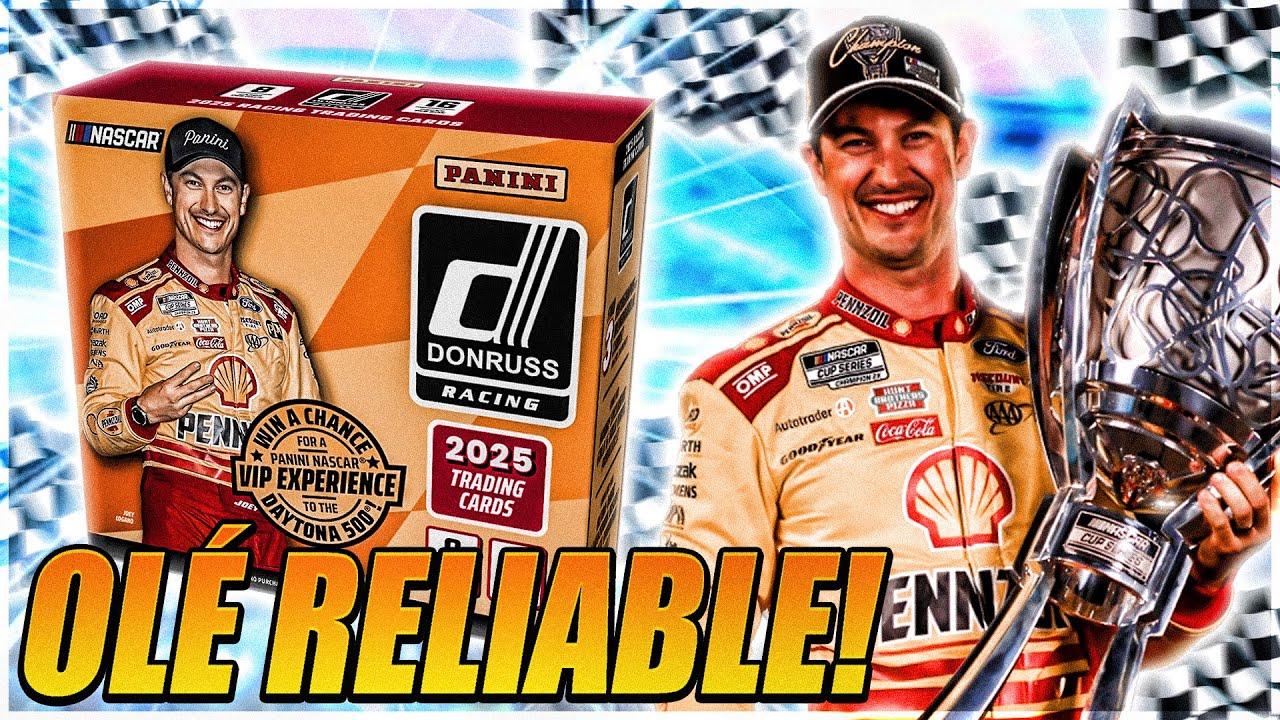 OLE' RELIABLE DONRUSS! | 2025 Donruss NASCAR Hobby Box Review - YouTube