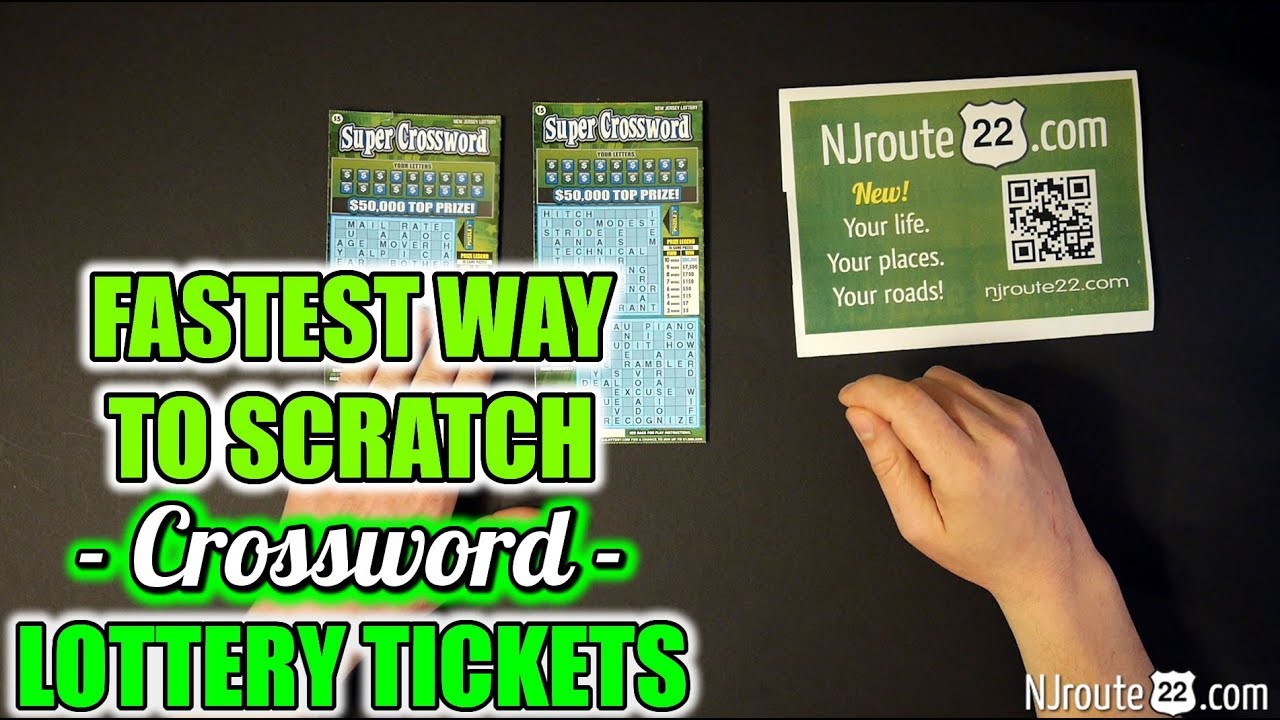 The FASTEST WAY to Scratch Off Crossword Lottery Tickets - NJroute22 ...