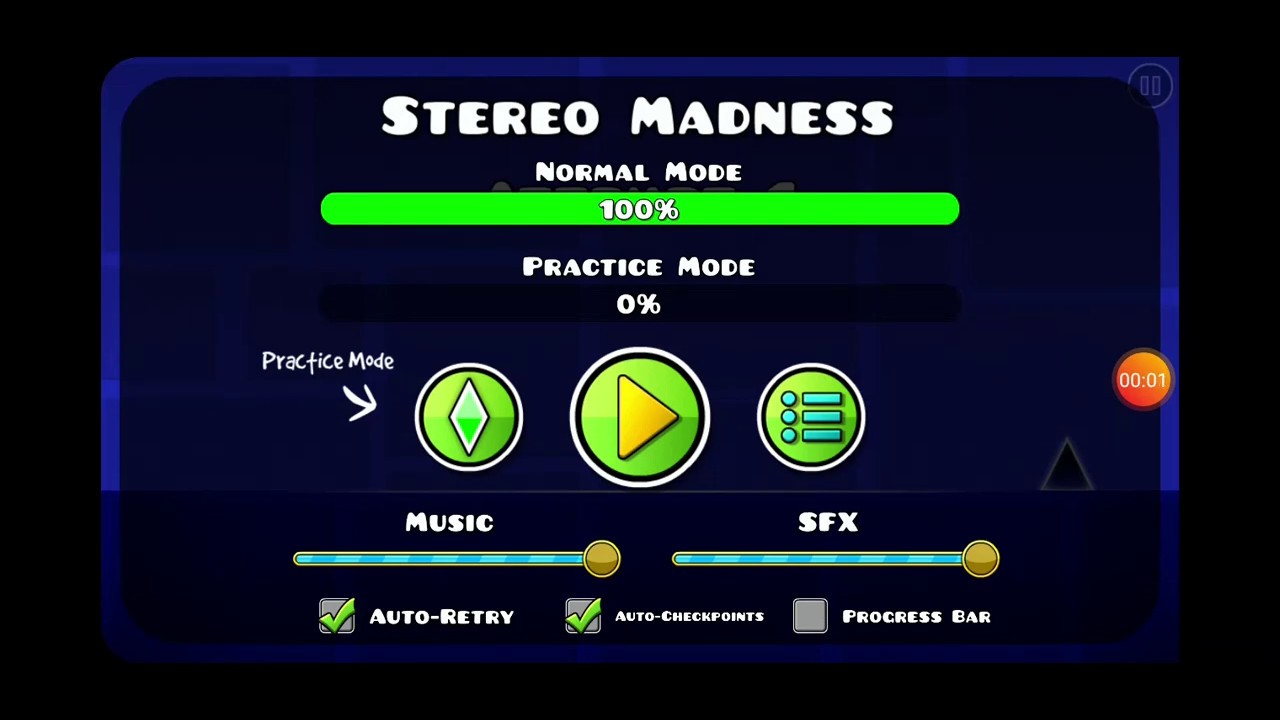 Stereo Madness. Geometry Dash. - YouTube