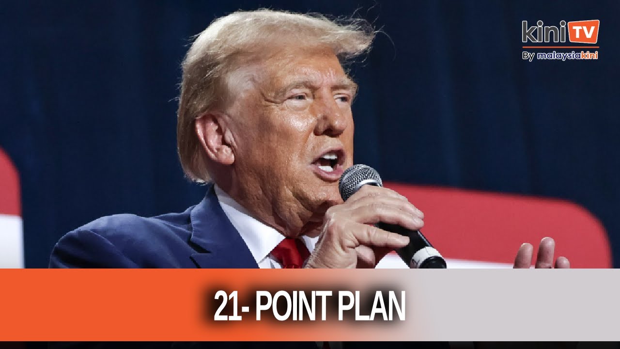 Trump presents 21-point Gaza peace plan to Arab leaders - YouTube