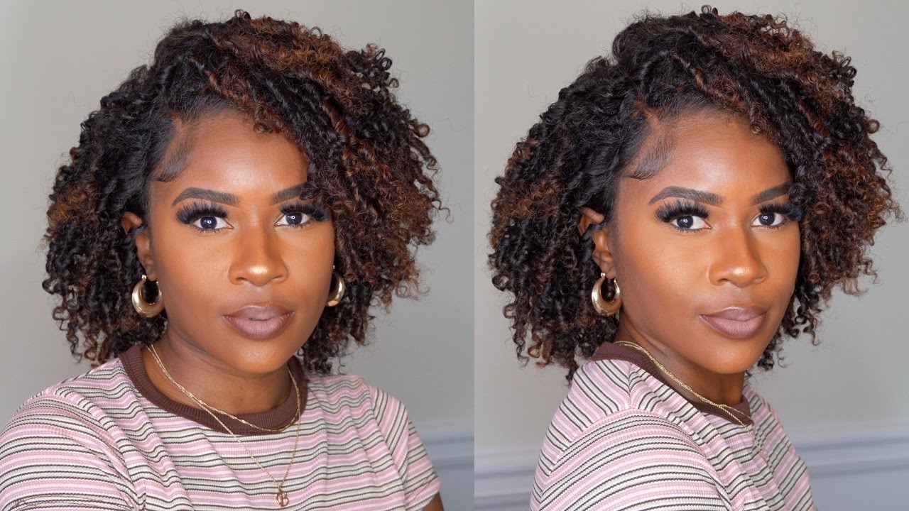 My First Time Trying a Coil Out! The Most Realistic Natural Hair Wig ...