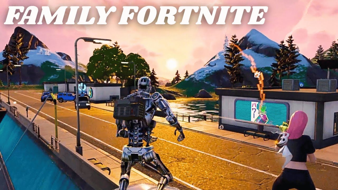 FAMILY FORTNITE TIME - YouTube