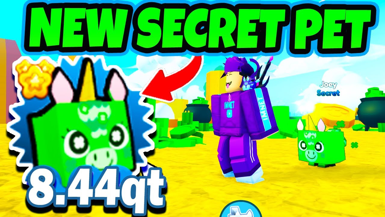 I Got The SECRET CLOVER UNICORN In Pet Simulator X ROBLOX FRIST I Got The SECRET CLOVER UNICORN In Pet Simulator X ROBLOX FRIST