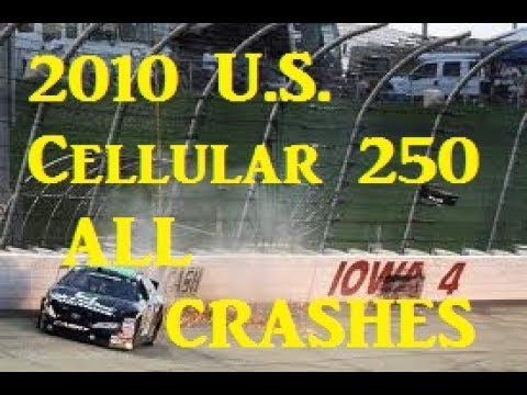All NASCAR Crashes from the 2010 U.S. Cellular 250 - YouTube