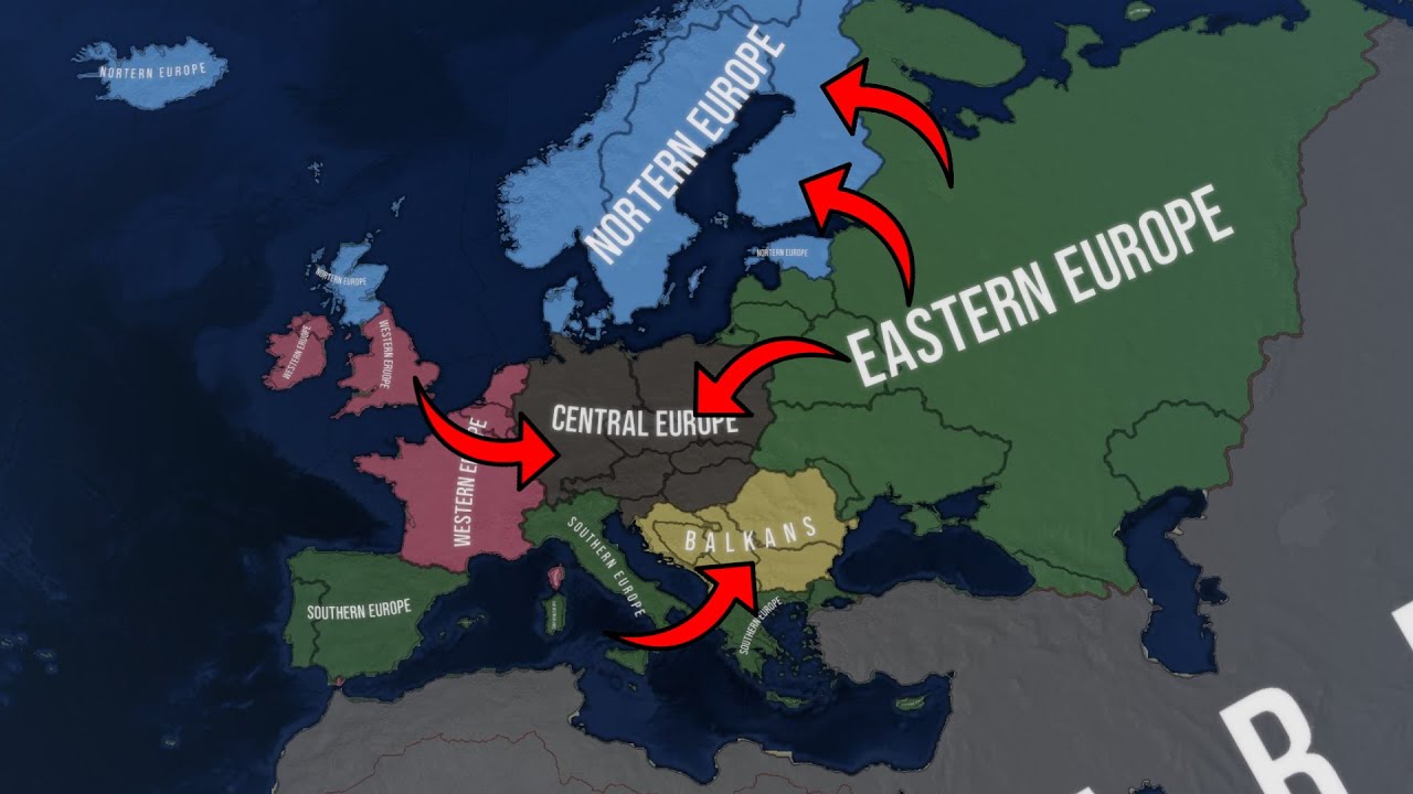 European Regions battle royale │Hoi4 Timelapse│ - YouTube