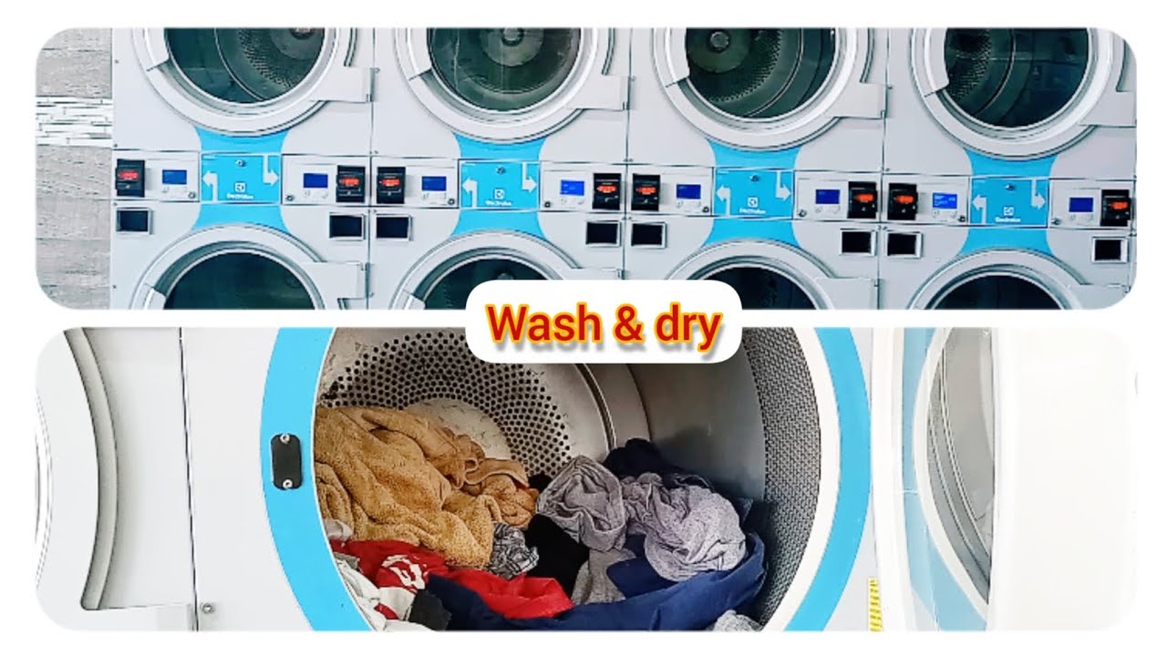 Doing laundry in USA @Laundromat #laundromat #usa - YouTube