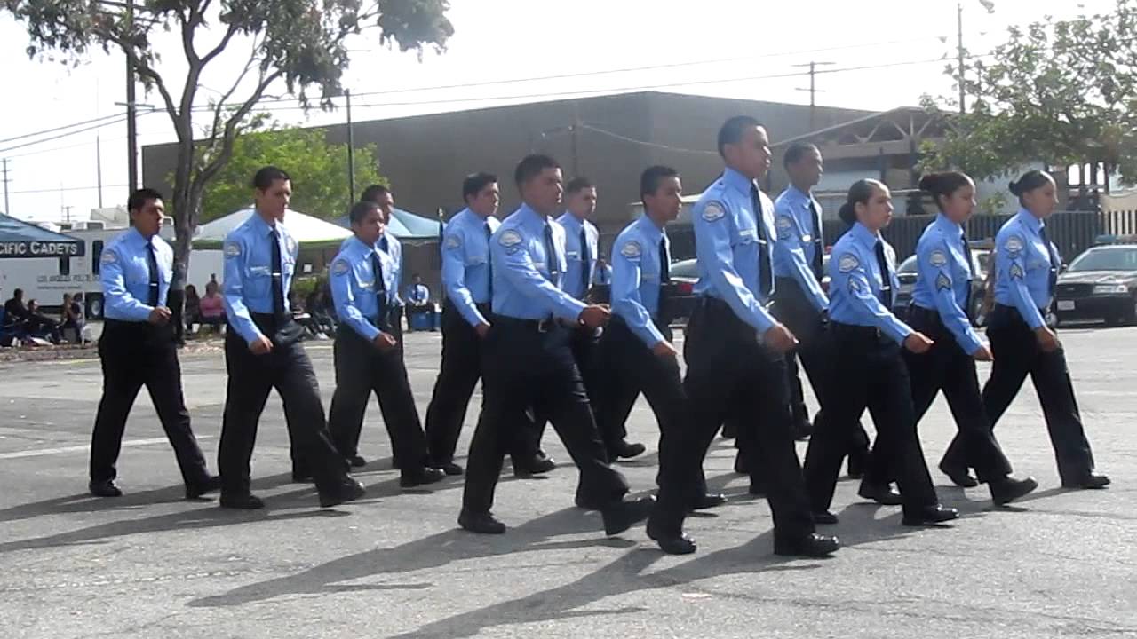LAPD CADET Drill Competition Newton Division 07-09-11 1st Video - YouTube