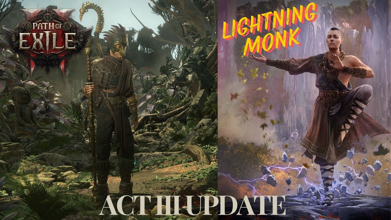 Path of Exile 2 Early Access: Act 3 Lightning Monk Update - YouTube