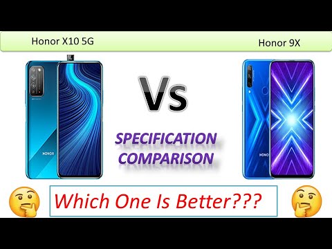 Honor X10 5G Vs Honor 9X Mobile Specification Comparison || New Honor Mobile - YouTube
