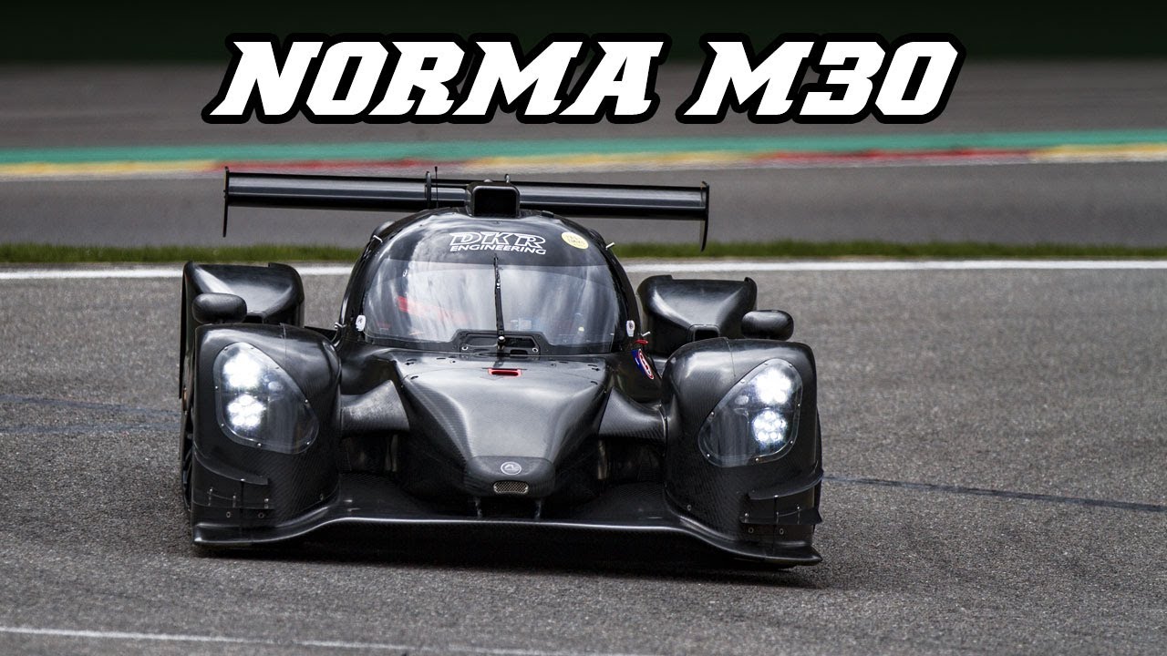 NORMA M30 LMP3 - 420 hp Nismo V8 (Spa test 2019) - YouTube