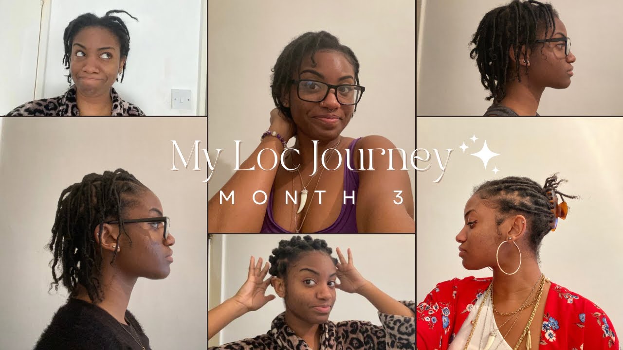 My Loc Journey! Month 3 | Weekly Journal | Comb Coils Starter Locs 2023 ...