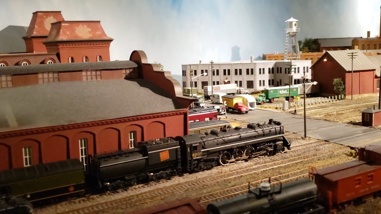 MODEL TRAINS HO Scale Montreal Vermont & Essex 1950s Era St Albans VT ...