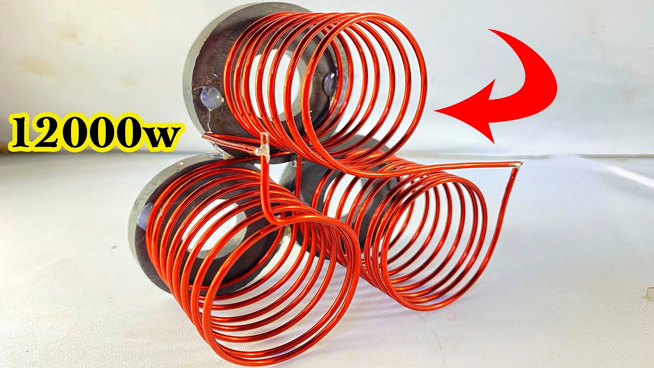 How To Make A 12000w Free Energy Generator With Copper Wire - YouTube